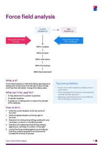 Force Field Analysis - Bourton
